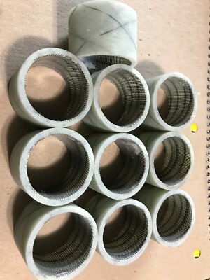 10 pc 1.5 inch x 1.25 ID x 1 long fiber lube Poly Lube bearing bushing ...