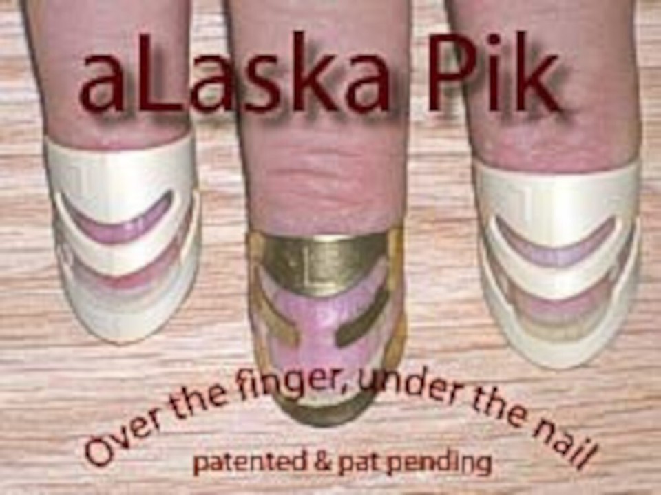 Patented Alaska Pik (Pick) 2 Picks Guitar or Banjo Finger Pick Large | eBay