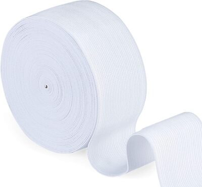 10m/1m Gummiband, Gummilitze, Wäschegummi, Hosengummi Weiß 40mm NR ...