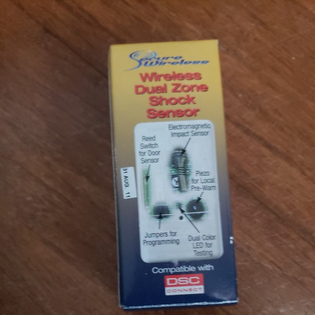 4 - DSC EV-DW4927 Wireless Duel Zone Shock Sensor for sale online | eBay