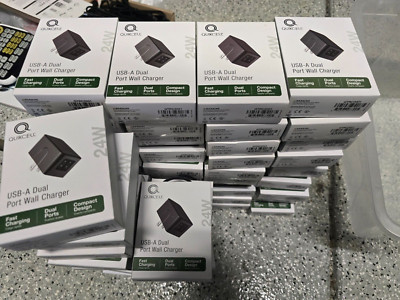 57 Quickcell USB-A dual Port Wall Charger 24W- wholesale lot | eBay