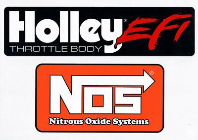 HOLLEY EFI / NOS Racing Stickers / Decals die cut lot of 2 | eBay