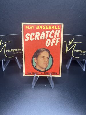 1970 Topps Scratch Off Tom Seaver Unscratched | eBay