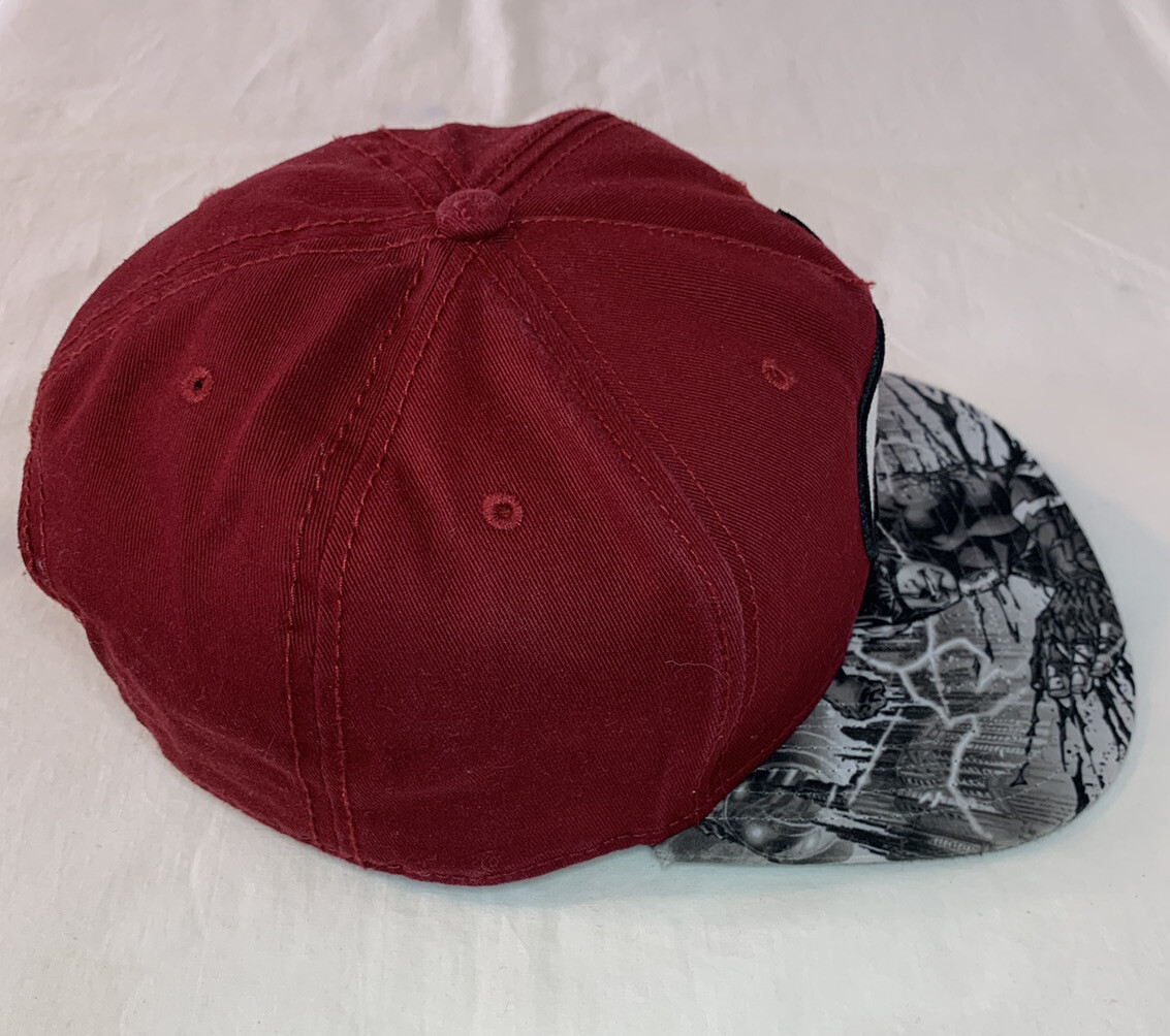 DC Comics The Flash Hat Adjustable Snapback Justice League Cap Rare ...