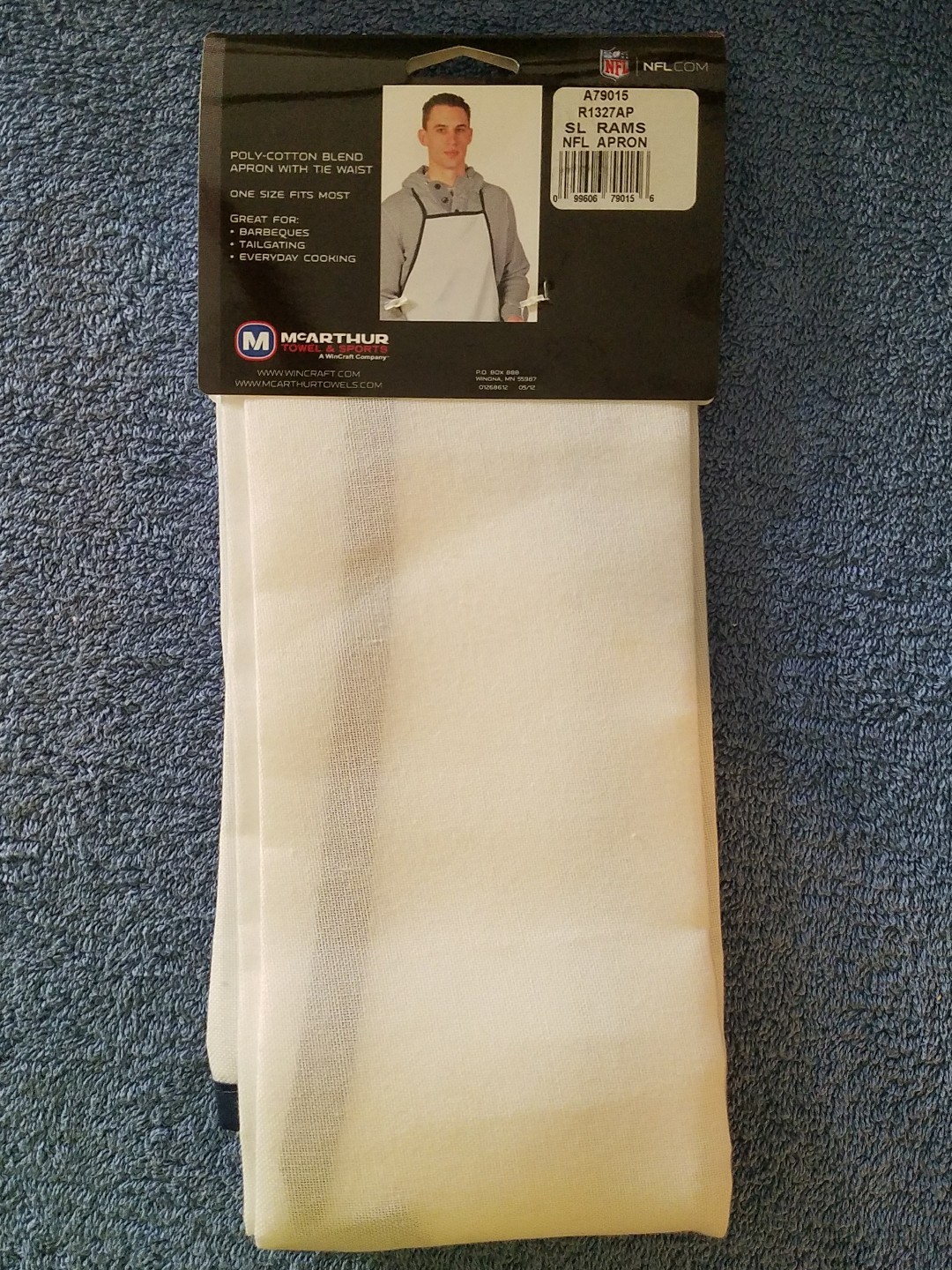 NFL St. Louis Rams Team Apron Barbeque Grill Team Logo NEW Tailgating ...