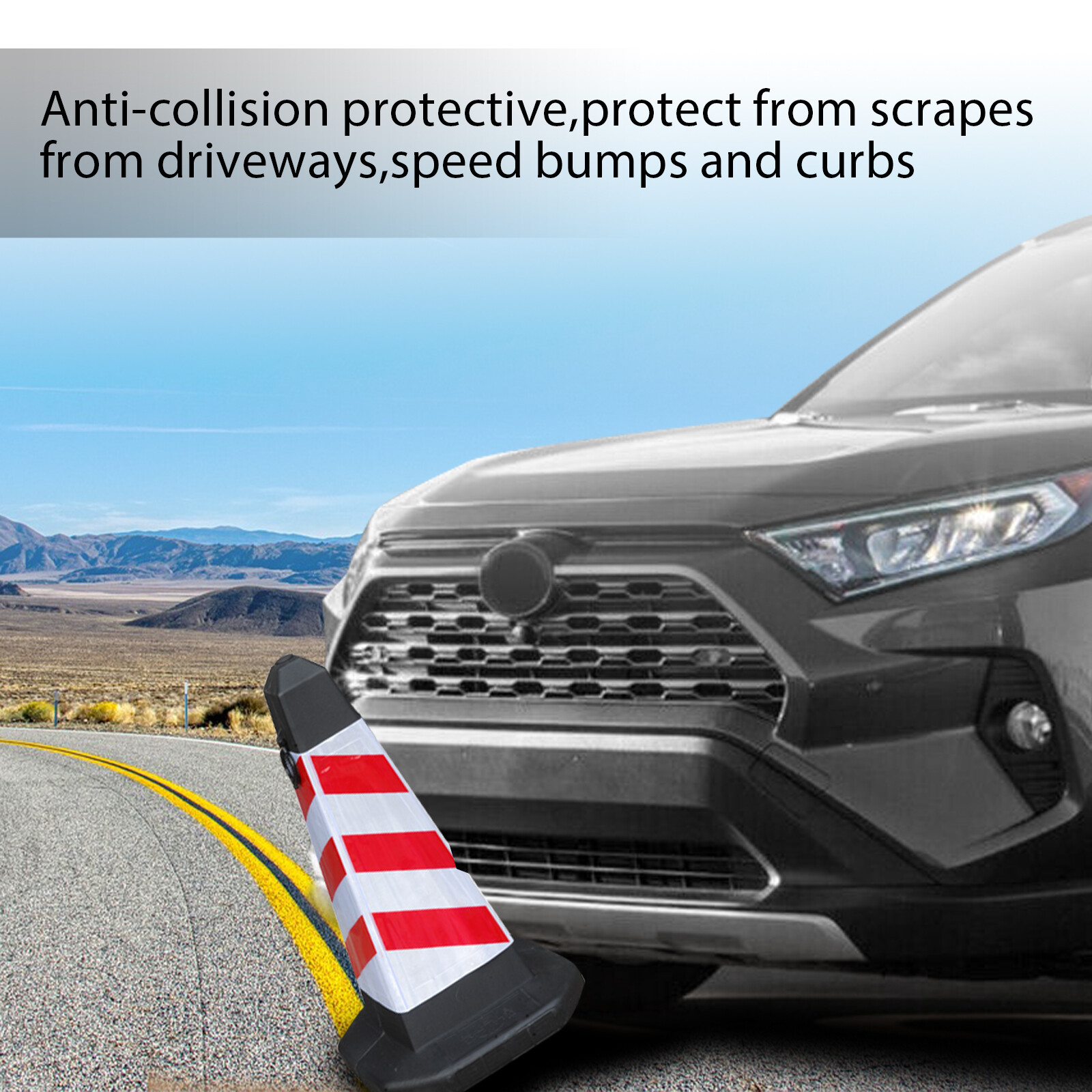 2Pcs For Toyota RAV4 2019-2023 Front Rear Bumper Guard Lower Valance ...
