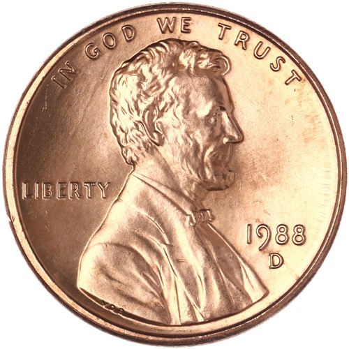 1988 D Lincoln Memorial Cent Gem BU Penny US Coin See Pics L738 | eBay