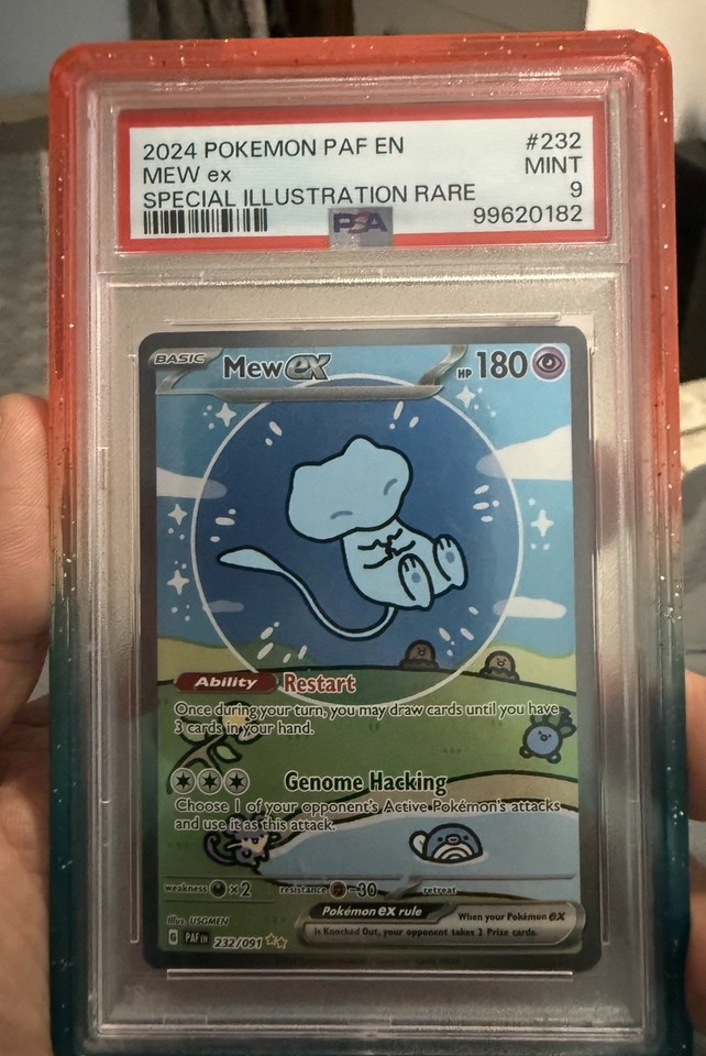 2024 Pokemon SV Paldean Fates Mew ex 232/091 Bubble Mew PSA 9 | eBay