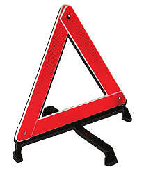 Car Truck Breakdown Safety Warning Reflective Triangles with carry case ...