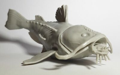 1x GULPER FISH - BONES REAPER figurine miniature rpg dreadmere poisson ...