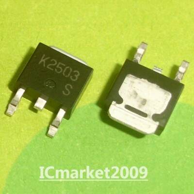 5 PCS 2SK2503 TO-252 K2503 60V 5A N-Channel Mosfet Small switching ...