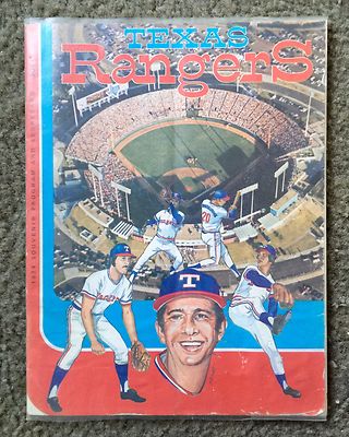 1974 TEXAS RANGERS SOUVENIR PROGRAM & Blank SCORECARD | eBay