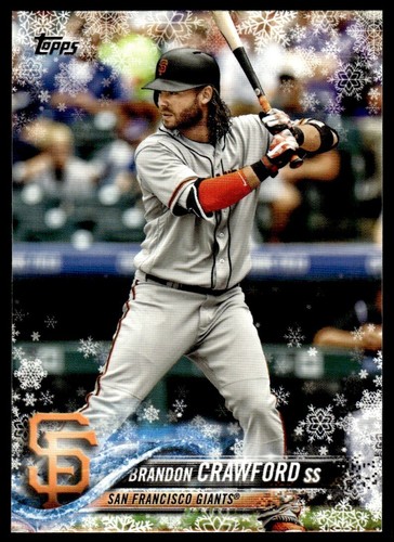 2018 Topps Holiday Walmart Mega Brandon Crawford #HMW96 | eBay