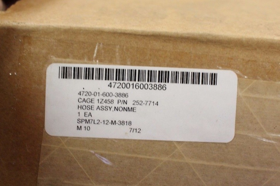 CAT Tube Assembly, P/N 252-7714, NSN 4720-01-600-3886, New! | eBay