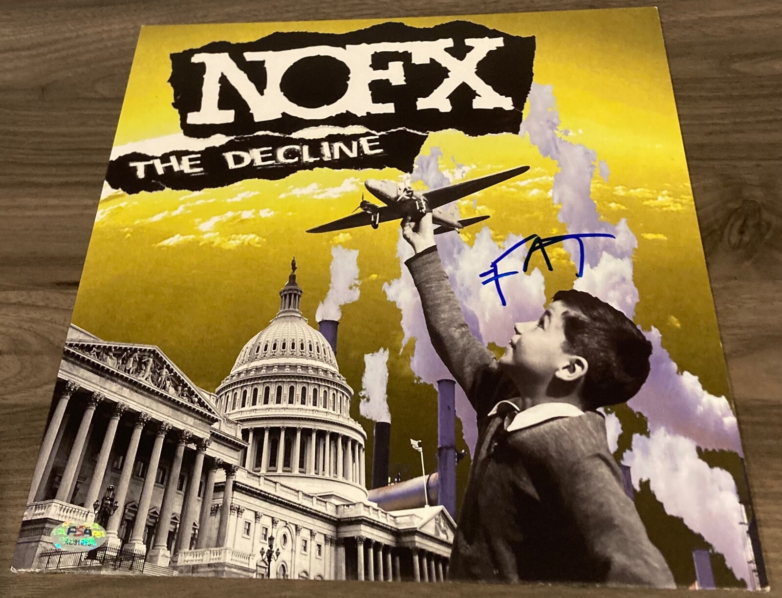 Fat Mike NOFX The Decline Signed Vinyl Record Album LP PSA RARE Final ...