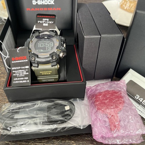 Casio G-SHOCK Rangeman GPS Solar Bluetooth Khaki Digital GPRB1000 GPR ...