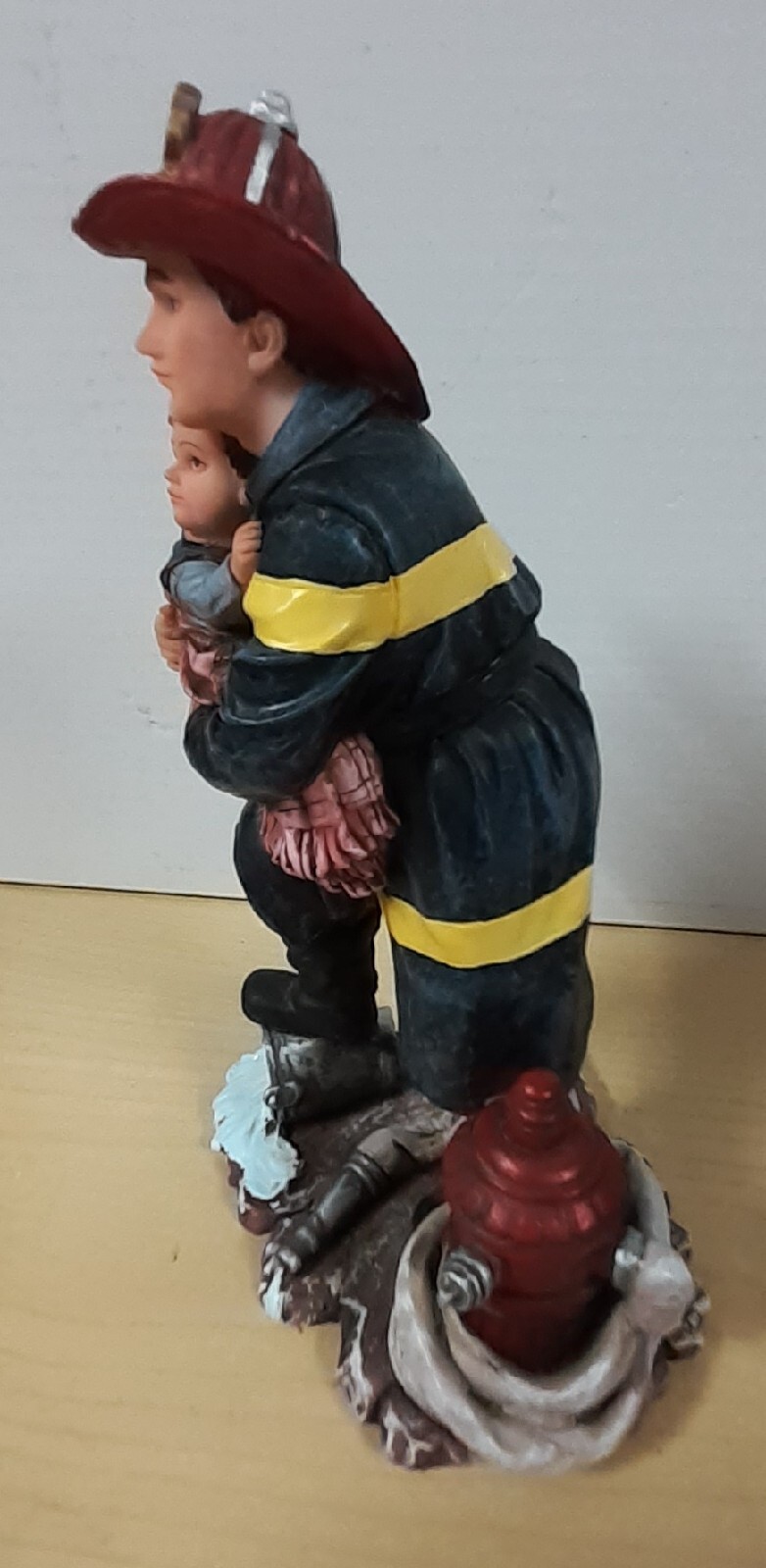 Vanmark Hero Red Hats of Courage Firefighter Figurine 1999 Fireman/Boy ...