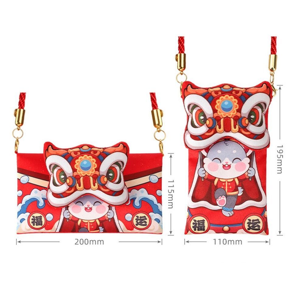 Crossbody Capable Red Envelope Bag Creative Red Packet Child | eBay