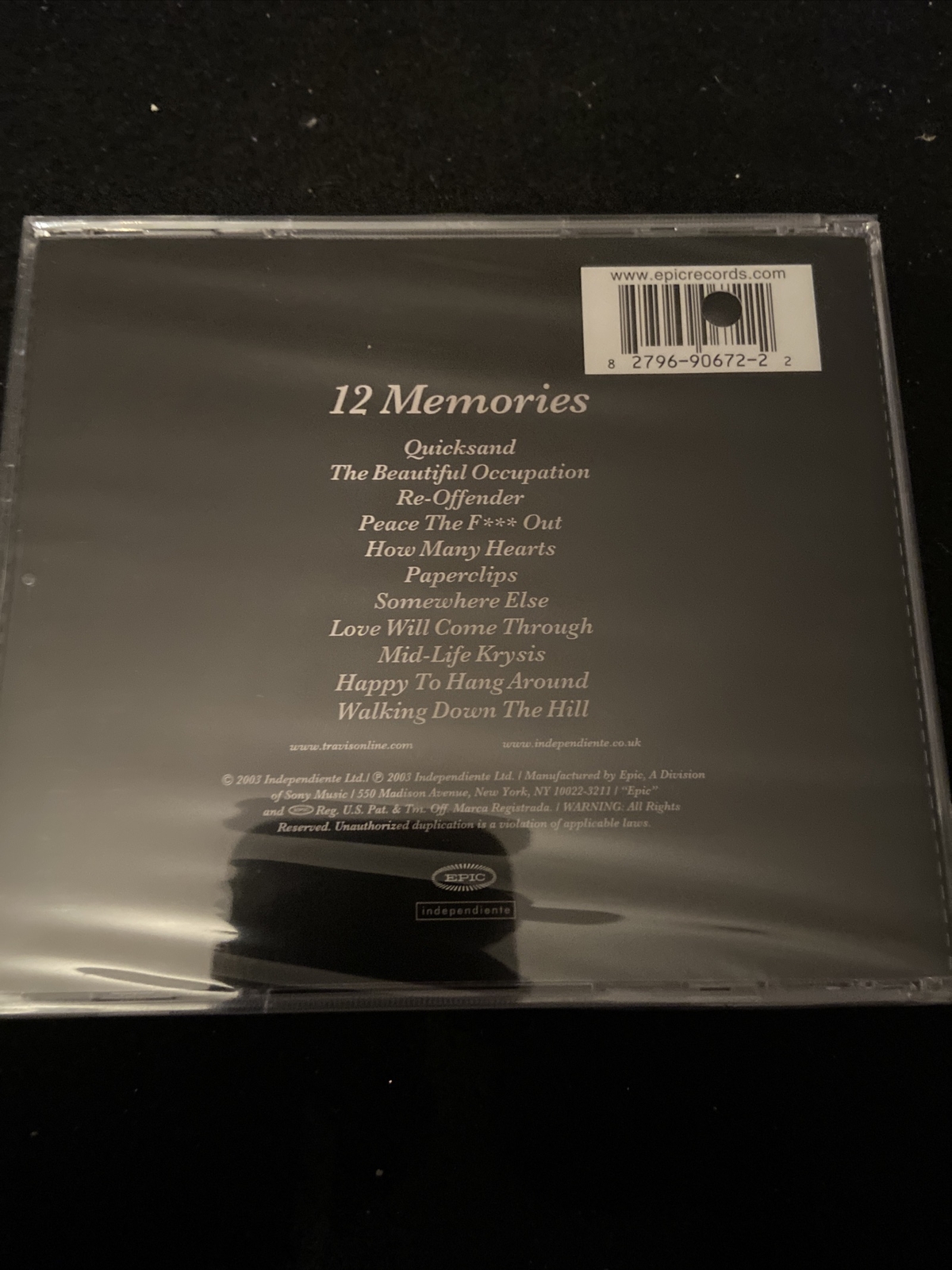 12 Memories by Travis (UK) (CD, Oct-2003, Epic) for sale online | eBay