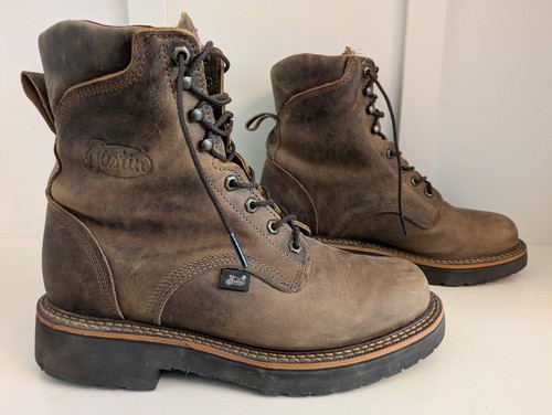 Justin Boot Blueprint 8" in Tan Gaucho, model 440 | eBay