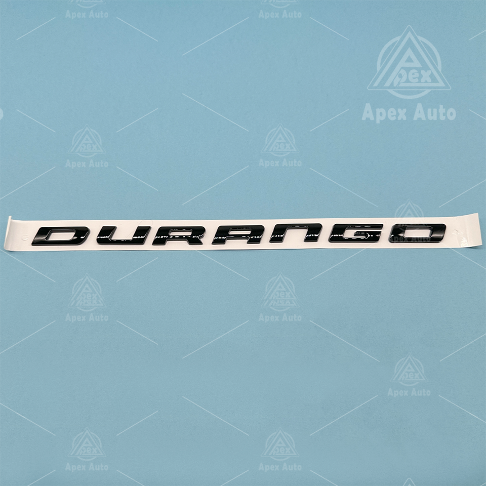 BLACK EMBLEM NAMEPLATE TAILGATE BADGE FOR 2014-2025 DURANGO GLOSS | eBay