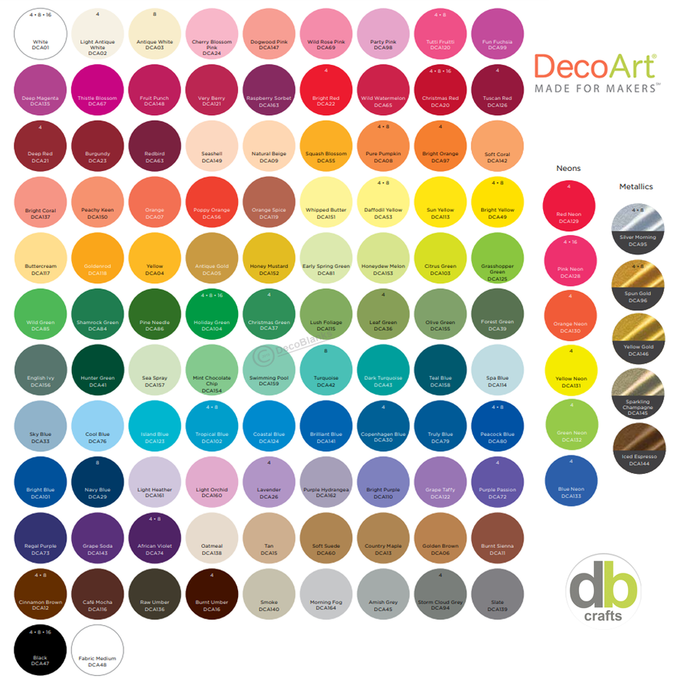 DecoArt Acrylic Paint / Crafters / Glamour Dust / Dazzling Metallic ...
