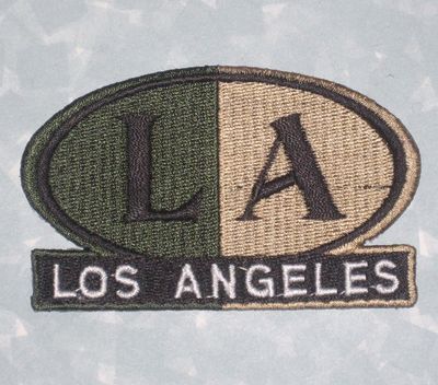 Los Angeles Patch - California - 3 1/2 inches x 2 1/4 inches | eBay