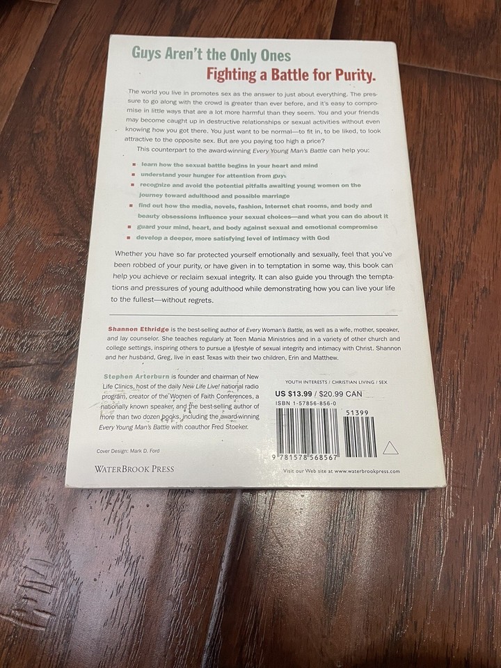 Every Young Woman's Battle : Guarding Your Mind, Heart 9781578568567| eBay