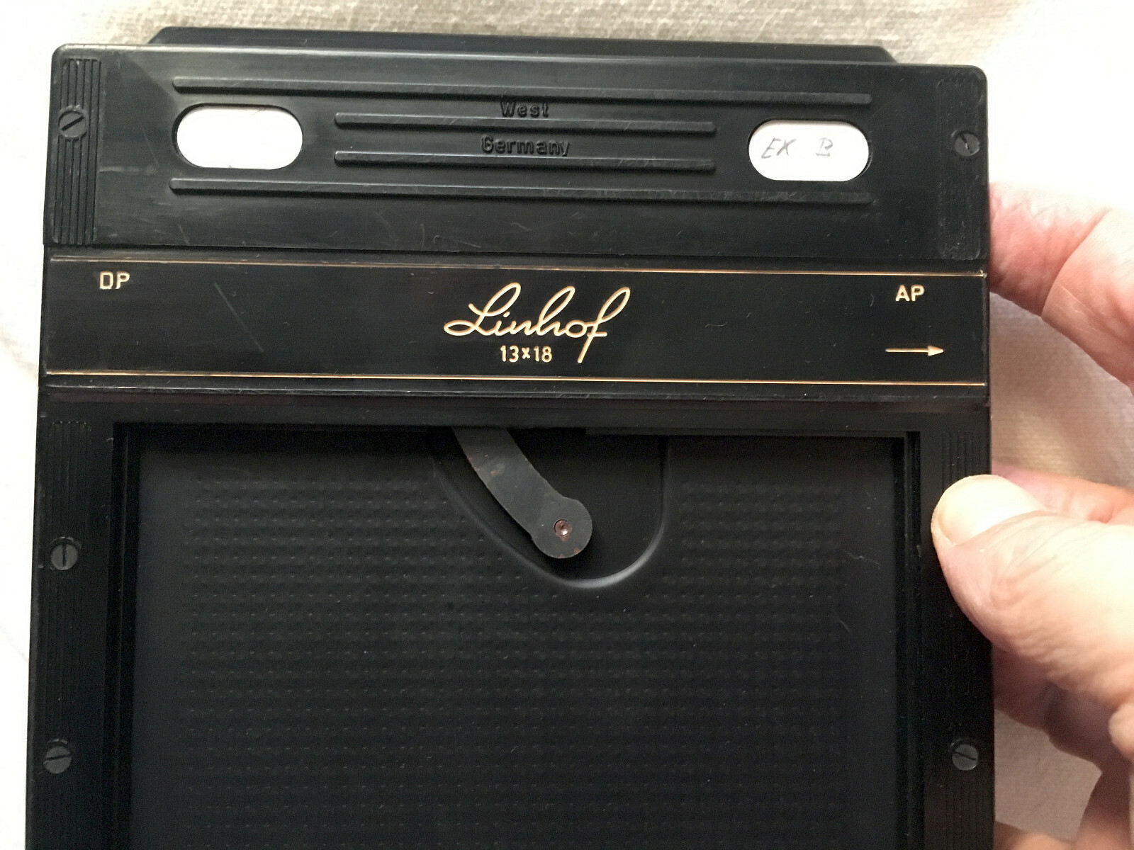 CHÂSSIS DOUBLE LINHOF BON ÉTAT 13x18 cm. Avec système presseur. | eBay