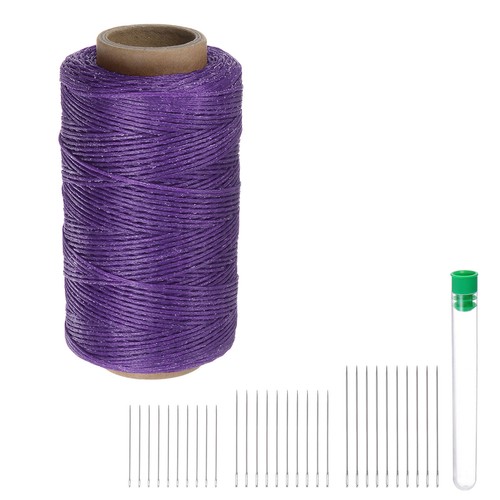 Upholstery Sewing Thread 260m Polyester with 30pcs Needles Purple ...