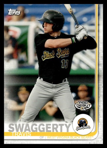 2019 Topps Pro Debut Travis Swaggerty 177 West Virginia Black Bears | eBay