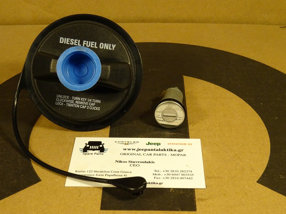 Fuel Tank Cap Jeep Wrangler JK 2007 - 2016 68045032AA Genuine New Mopar ...
