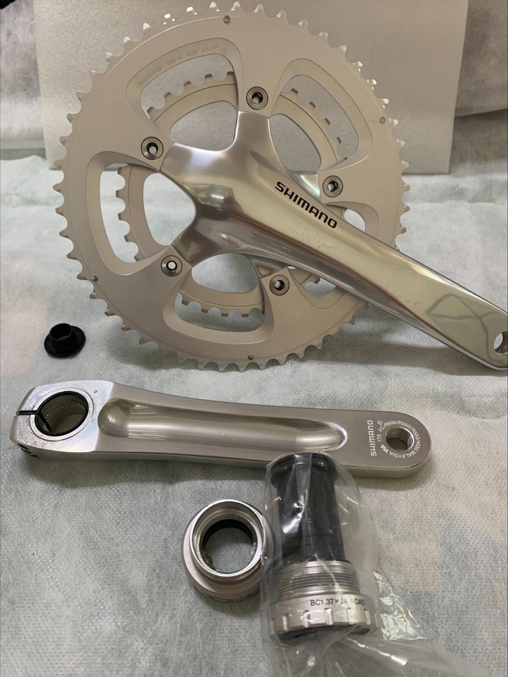 NEW Shimano Chainwheel FC-R600 34X50T 175, 10 SPEED W/BB BICYCLE | eBay