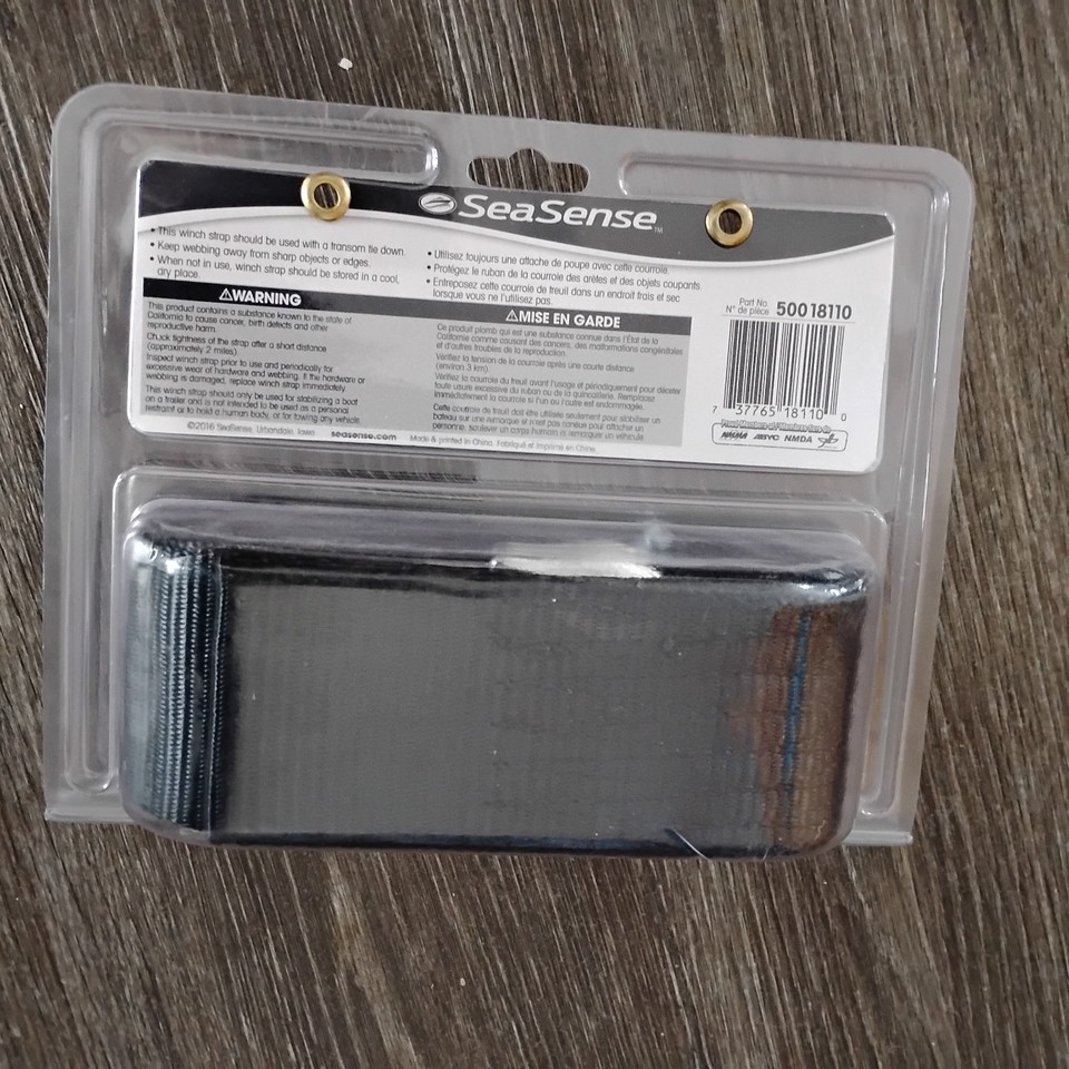 Seasense (24ft) HEAVY-DUTY WINCH STRAP W/HOOK | eBay