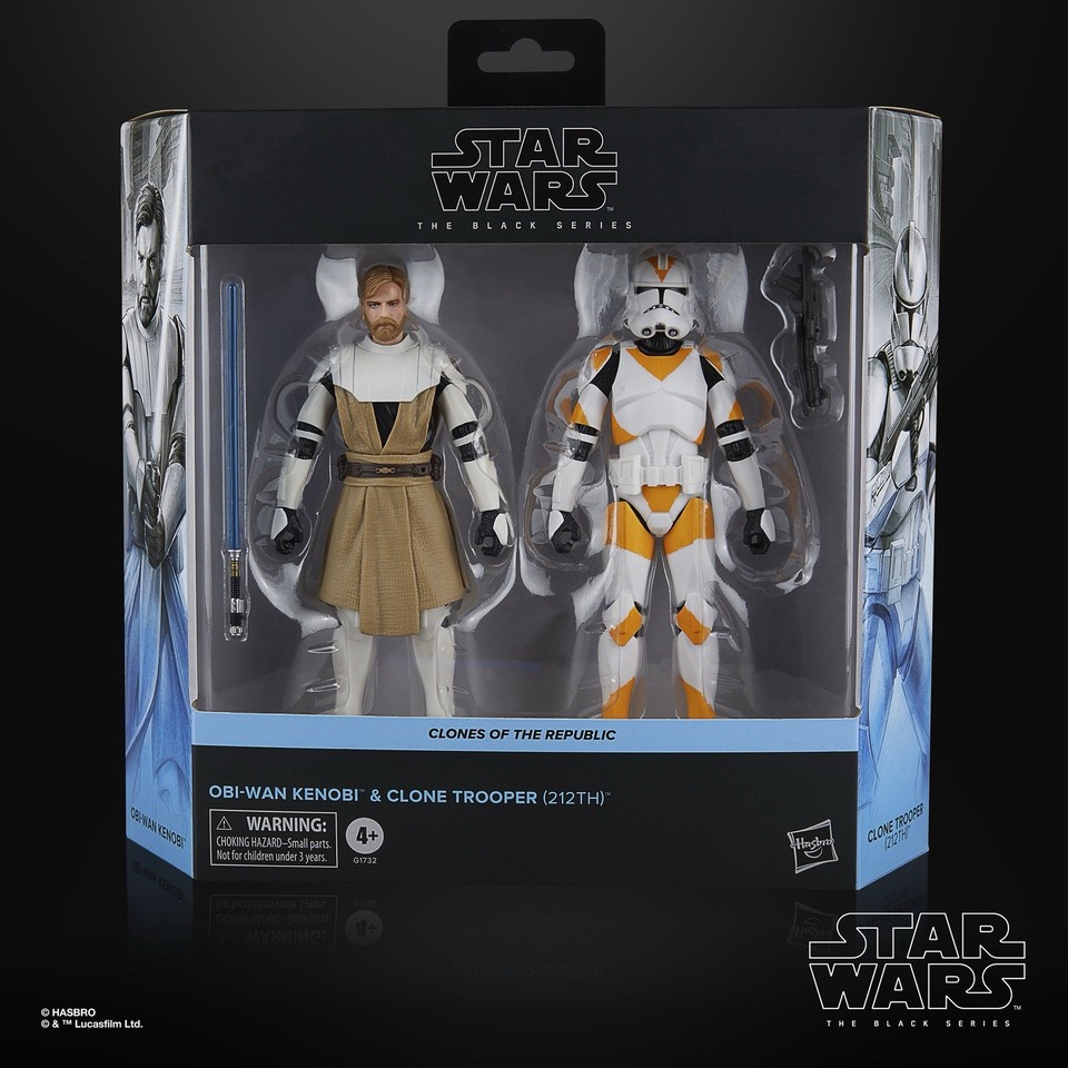 Disney Parks Star Wars Black Series Obi-Wan Kenobi & Clone Trooper ...