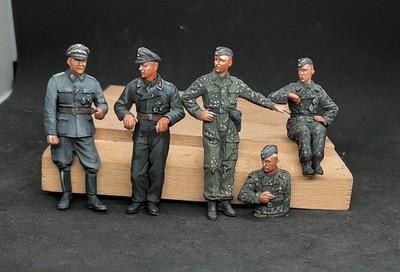 1/35 painted German Panzer Tank Crew (5) | eBay