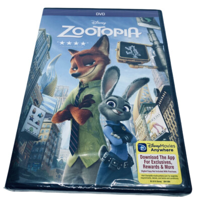 Zootopia (DVD 2016) Disney - Jason Bateman, Ginnifer Goodwin, Idris ...