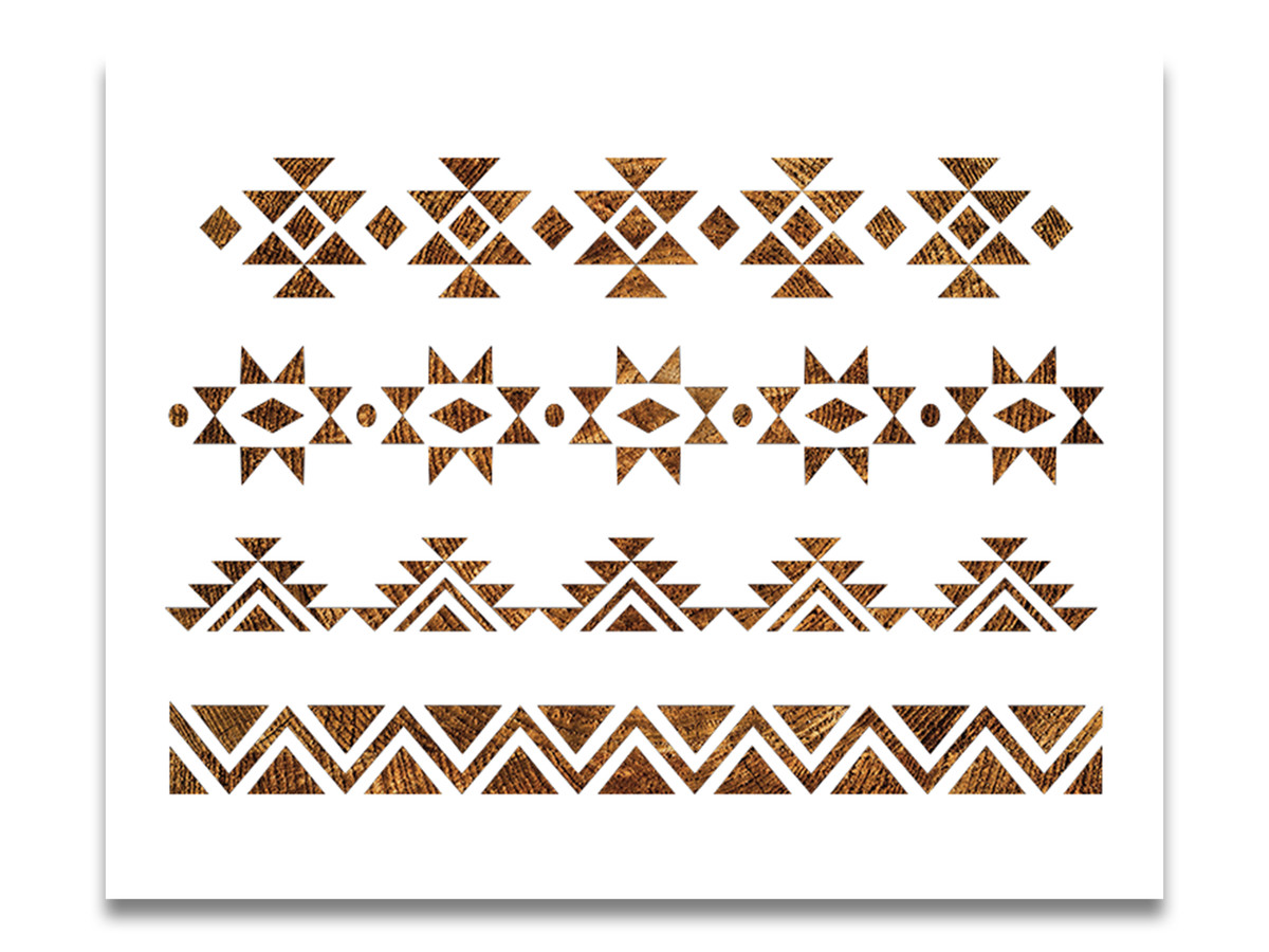 Aztec Pattern Painting