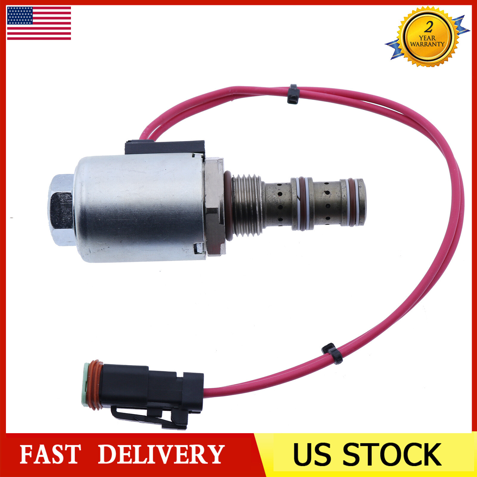 Solenoid Valve 121-4036 1214036 For Caterpillar 416C 416D 420D 424D ...