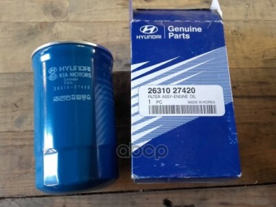 2631027420 Kia Filter assyengine oil 2631027420, New Genuine OEM Part ...