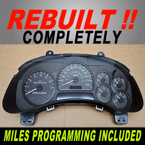 2002-2004 Oldsmobile Bravada INSTRUMENT GAUGE CLUSTER SPEEDOMETER REMAN ...