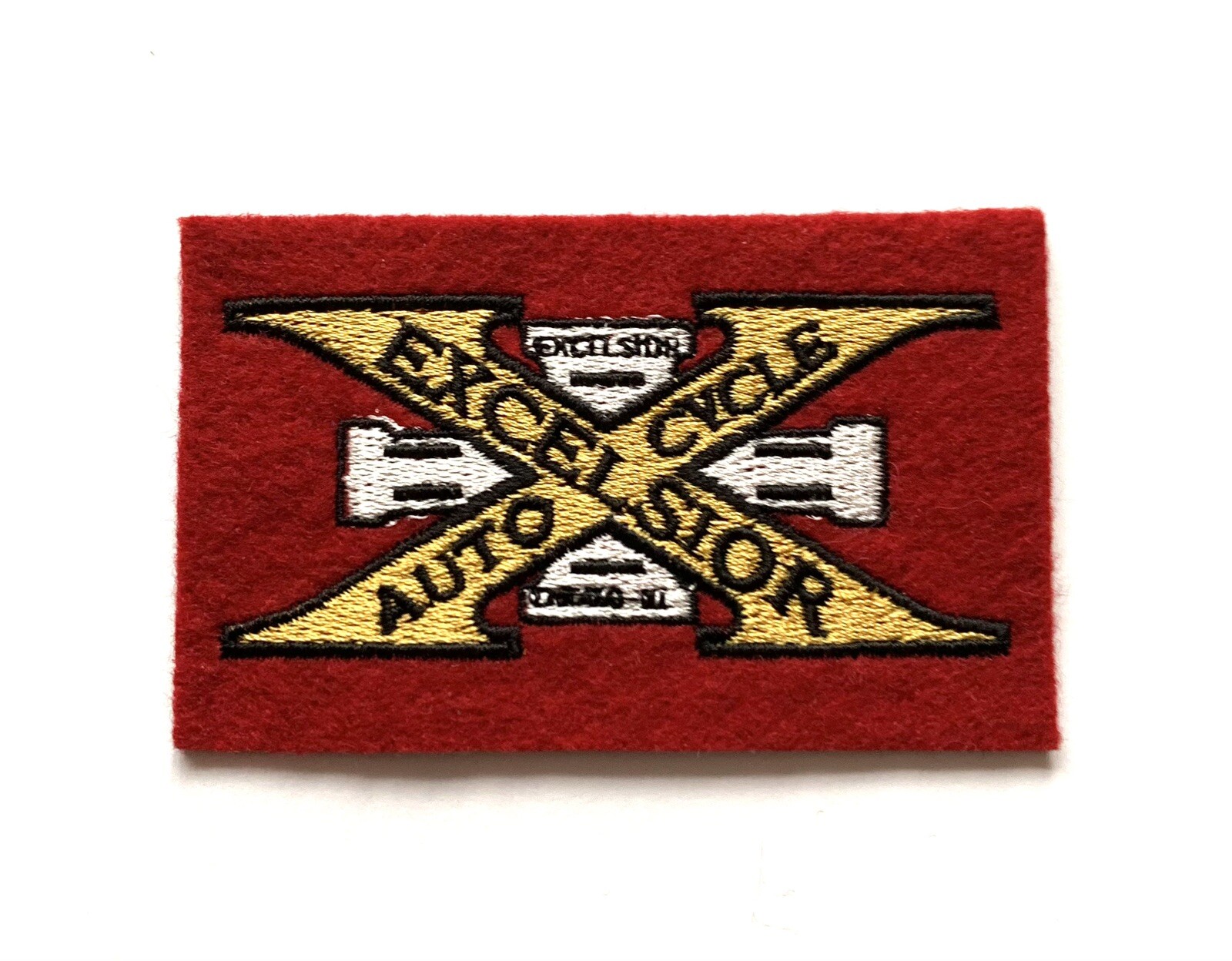 CLASSIC EXCELSIOR MOTORCYCLES SEW ON EMBROIDERED PATCH | eBay UK