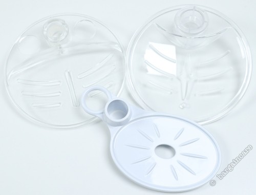 Genuine Triton Soap Dish for Shower Wall Riser Rail Clear White 19mm ...