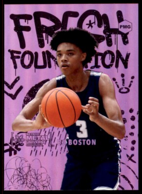 2021 Metal Champions Fresh Foundation Pink PMG #FF48 BJ Boston RC 61/75 ...