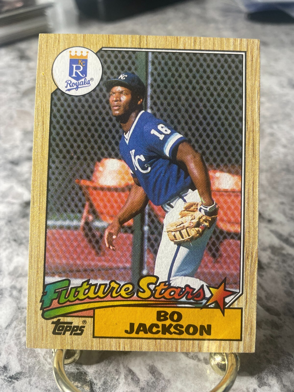 1987 Topps BO JACKSON Rookie Kansas City Royals RC "Future Star" #170 ...