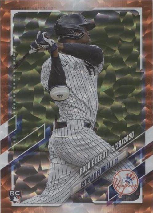2021 Topps Update Series - Rookie Debut Estevan Florial #US247 Orange ...
