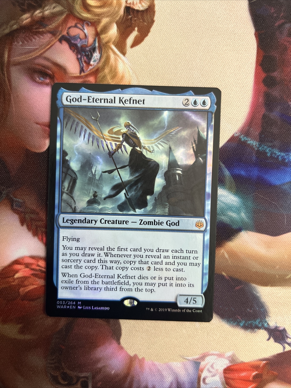 MTG: God-Eternal Kefnet - 053/264 - FOIL - War of the Spark - MYTHIC ...