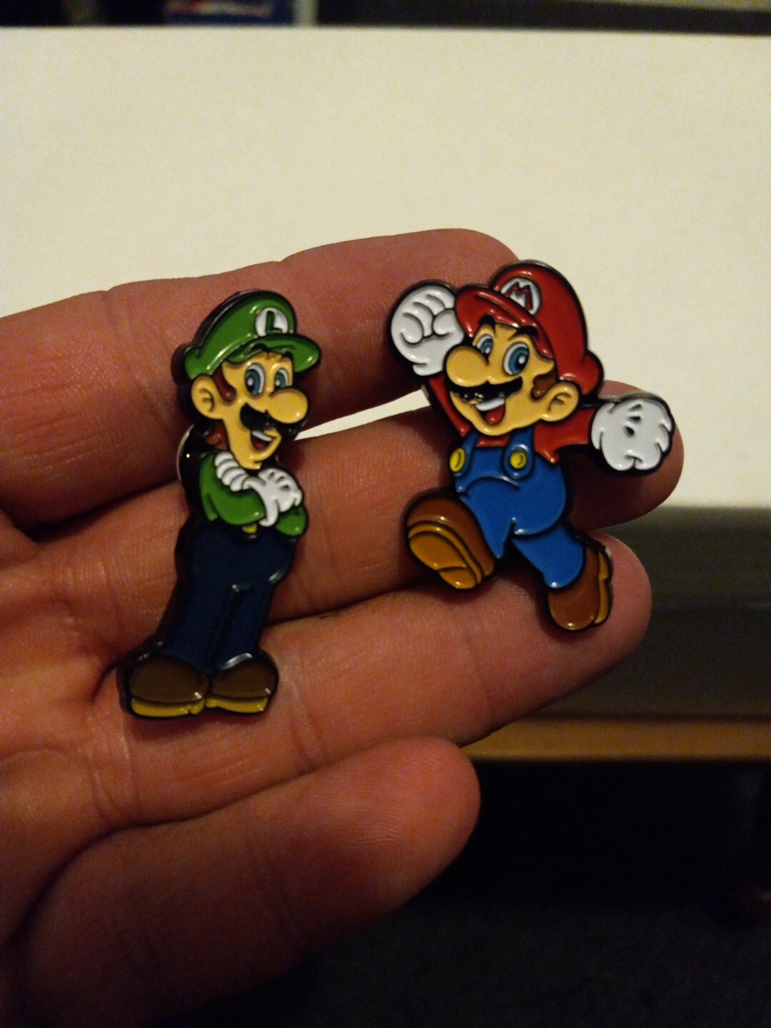 Nintendo Super Mario Brothers Collectable Pins. Mario And Luigi | eBay