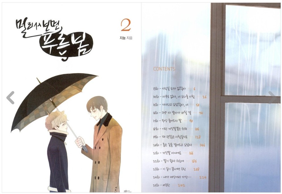 At a Distance Spring is Green Vol 1 2 3 Set Korean Drama Webtoon Comics ...