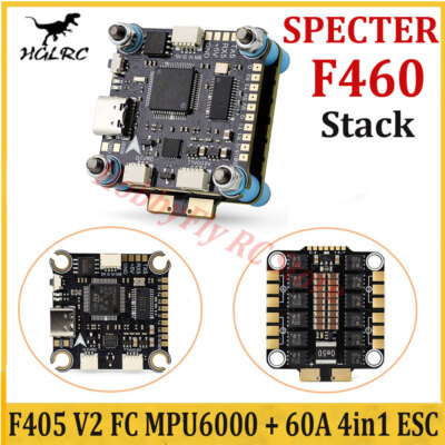 HGLRC SPECTER F460 Stack F405 V2 Flight Controller BLHELI_S 60A 4in1 ...